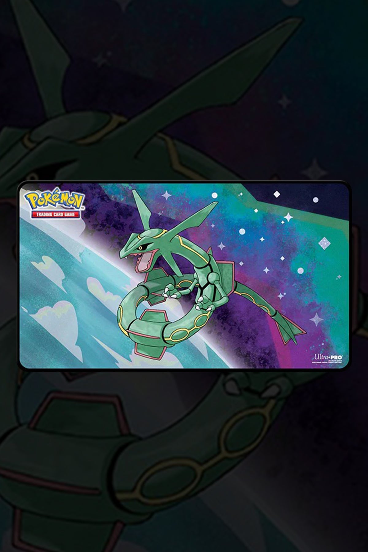 Pokémon Legendary Foil Rayquaza Playmat - Kollect Korner